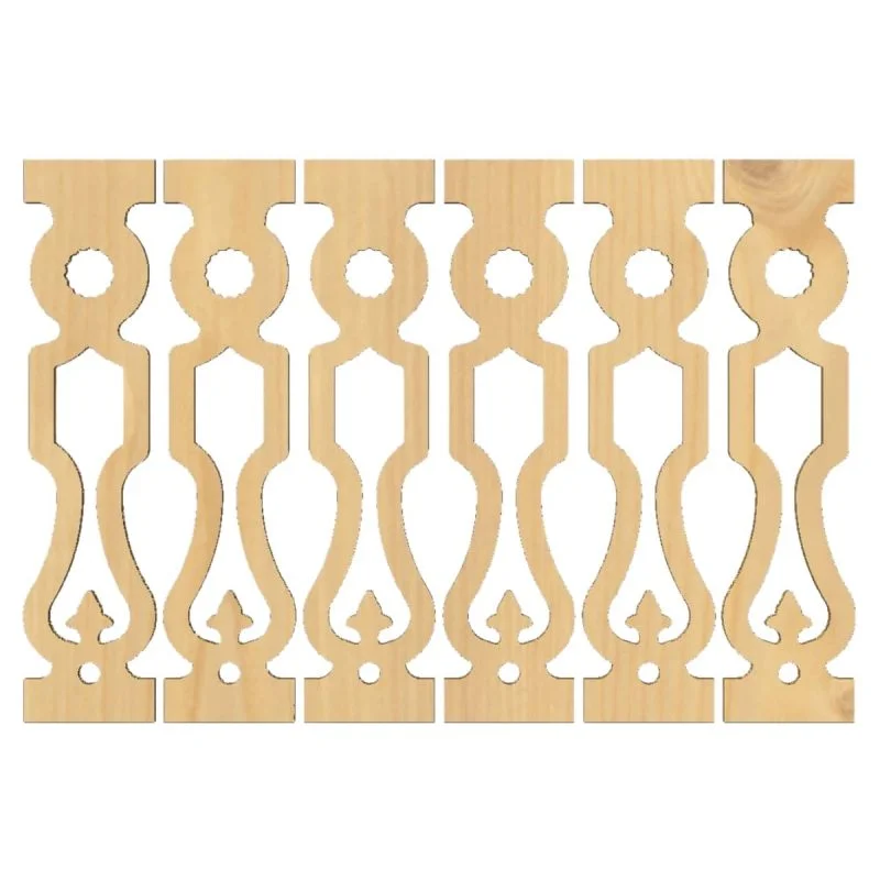 Pachet 6 buc Scandura Ornamentala, model Brândușa – Holzring